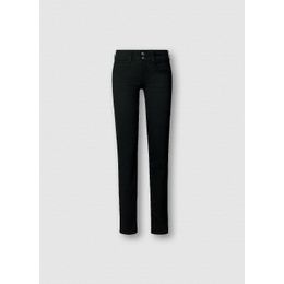 Pepe Jeans Damen Straight-Jeans "SLIM JEANS MW GEN", schwarz, Gr. 28, unifarben, Denim/Jeans, Obermaterial: 94% Baumwolle, 4% Elastomultiester, 2%