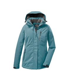 Killtec Damen Funktionsjacke "KOW 140 WMN JCKT", blau, Gr. 44, Web, Obermaterial: 100% Polyester. Futter: 100% Polyester. Wattierung: 100% Polyester,