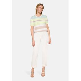 Betty Barclay Damen Kurzarmshirt "Damen mit Ringel", bunt, Gr. 44, Jersey, Obermaterial: 95% Baumwolle, 05% Elasthan, Shirts