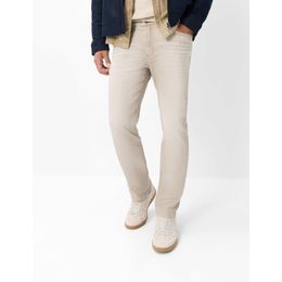 Brax Herren 5-Pocket-Jeans "Style CLINT", beige, Gr. 44, Denim/Jeans, 94% Baumwolle, 4% Polyester, 2% Elasthan, Jeans