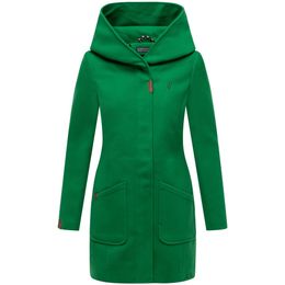 Marikoo Damen Wintermantel "Maikoo", gr&uuml;n, Gr. 4XL, Oberstoff: 90% Polyacryl, 8% Viskose, 2% Elasthan. Futter: 100% Polyester. &Auml;rmelfutter: 100%