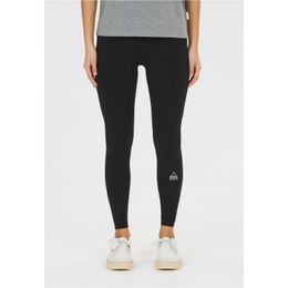 SOS Damen Trainingstights "Telluride", schwarz, Gr. XL, unifarben, 80% Polyamid, 20% Elasthan, Hosen, im tight Fit