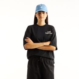 New Balance Damen T-Shirt "INTELLIGENT RELAXED T-SHIRT", schwarz, Gr. XL, Obermaterial: 100% Baumwolle, Shirts, f&uuml;r Erwachsene, sportlicher Stil,