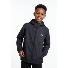 McKINLEY Jungen Regenjacke "KI.-REGENJACKE KEREOL III J", schwarz, Gr. 116, Obermaterial: 100% Polyamid, Jacken, f&uuml;r Kinder, sportlicher Stil, mit