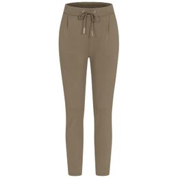 CLOUD 5IVE Damen Stoffhose "CLOUD 5IVE Cloud5ive Damen Stoffhose mit 2-Pockets und Tunnelzug", beige, Gr. M, unifarben, 65% Polyester, 30% Viskose,