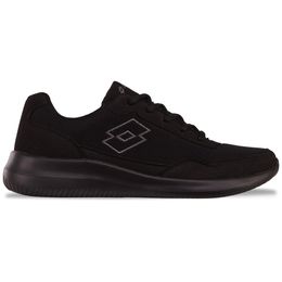 Lotto Damen Sneaker, Gr. 38, schwarz, Kunstfaser, Synthetik, unifarben, Schuhe, - besonders leicht & bequem