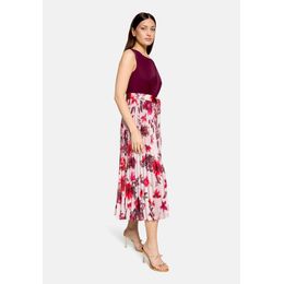 Vera Mont Damen Cocktailkleid "Damen mit Plissee", bunt, Gr. 42, Satin, Obermaterial: 100% Polyester. Futter: 100% Polyester, Kleider