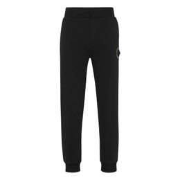 Plein Sport Herren Jogginghose "Tiger", schwarz, Gr. S, Obermaterial: 59% Baumwolle, 41% Polyester, Hosen