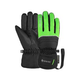 REUSCH M&auml;dchen Skihandschuhe "Teddy GORE-TEX", gr&uuml;n, Gr. 5,5, mehrfarbig, 95% Polyester, 5% Lederimitat, Handschuhe, mit wasserdichter