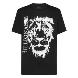 BILLIONAIRE Herren T-Shirt "Lion"02, schwarz, Gr. S, Obermaterial: 100% Baumwolle, Shirts