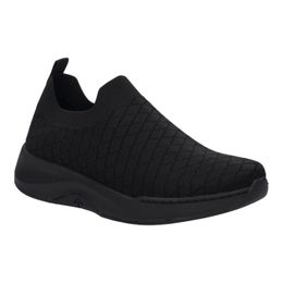 Josef Seibel Damen Sneaker "Elli 11, schwarz", Gr. 42, schwarz, Obermaterial: 100% Textilmaterial TEXMAT., Schuhe