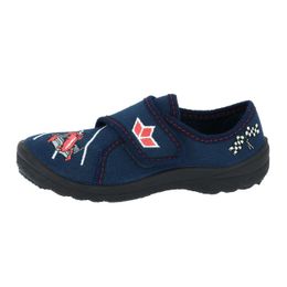 Lico Kinder Hausschuh "Hausschuh Sweet Boy", Gr. 25, blau, Synthetik, Schuhe