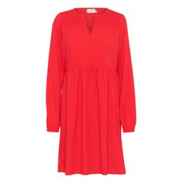 Kaffe Damen Midikleid "Damen Kleid KAlinda", rot, Gr. 38, Obermaterial: 100% Polyester PES., Kleider