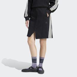Damen Sweatrock "W AK 3S SKIRT"schwarz, sanftes wei&szlig;, Gr. S, adidas Sportswear, Obermaterial: 100% Baumwolle, R&ouml;cke, sportlicher Stil, ohne