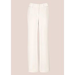 Madeleine Mode MADELEINE Damen Stoffhose "Stoffhose Komfortable Stretchhose mit Taschen", wei&szlig;, Modern, Gr. 19, Obermaterial: 96% Polyester PES. 4% Elasthan EL.,