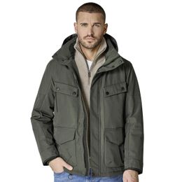 Casamoda Herren Langjacke "Casamoda Jacke uni", gr&uuml;n, Gr. S, 100% Polyester, Jacken