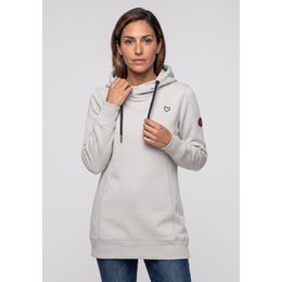 alife and kickin ALIFE & KICKIN Damen Kapuzensweatjacke "AlvaAK A", wei&szlig;, Gr. XL, unifarben, Sweatware, Obermaterial: 50% Baumwolle, 50% Polyester, Sweatjacken,