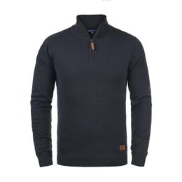 Blend Herren Troyer "Troyer BHRobin", blau, Gr. L, Obermaterial: 50% Baumwolle CO. 50% Polyacryl PAN., Pullover
