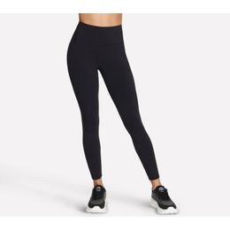 Skechers Damen Funktionstights "Women's Legging", schwarz, Gr. M, Obermaterial: 82% Polyester, 18% Elasthan, Hosen, elastisches Material, schnell