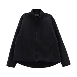CMP Damen Fleecejacke "WOMAN JACKET", schwarz, Gr. 44, Fleece, Obermaterial: 100% Polyester, Jacken, Jacke mit sportlichem Stil, aus Polyester, in