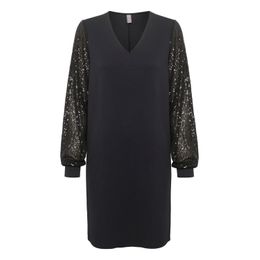 Culture Damen Jerseykleid "Damen Jerseykleid CUchabrina", schwarz, Gr. S, Obermaterial: 48% Modal CMD. 48% Polyester PES. 4% Elasthan EL., Kleider