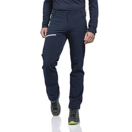 Sch&ouml;ffel SCH&Ouml;FFEL Herren Softshellhose "Pants Folkstone Warm M", blau, Gr. 54, Obermaterial: 56% Polyamid, 34% Polyester, 10% Elasthan, Hosen,