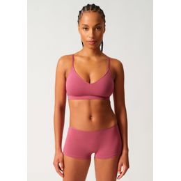 Skiny Damen Soft-BH "Skiny ADVANTAGE Cotton Stretch", Gr. 42rose wine, Obermaterial: 95% Baumwolle, 5% Elasthan, unifarben, BHs