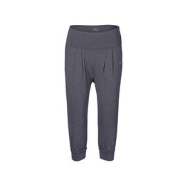 Tchibo - 3/4-Yogahose mit Umschlagbund - Damen - Gr. L - anthrazit