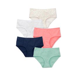 Tchibo - 5 Pantys - Damen - Gr. S - dunkelblau/print