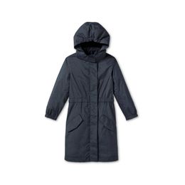 Tchibo - Allwettermantel im Jeans-Look - M&auml;dchen - Gr. 122/128 - dunkelblau