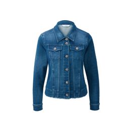 Tchibo - Jeansjacke in Denimoptik - Damen - Gr. 42 - dunkelblau