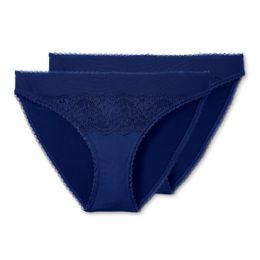 Tchibo - 2 Slips - Damen - Gr. S - blau