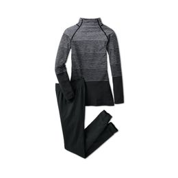 Tchibo - Seamless-Funktionsunterw&auml;sche - Damen - Gr. M - schwarz/gestreift