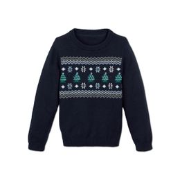 Tchibo - Strickpullover - Jungen - Gr. 98/104 - dunkelblau