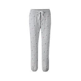 Tchibo - Jersey-Relaxhose - Damen - Gr. M - schwarz/print