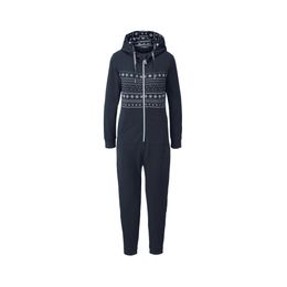 Tchibo - Loungeoverall - Damen - Gr. XS - dunkelblau/print