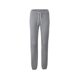 Tchibo - Jersey-Relaxhose - Damen - Gr. L - wei&szlig;/print