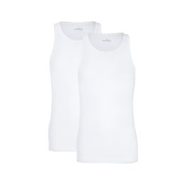 Tchibo - 2 Feinripp-Unterhemden - Herren - Gr. Xxl/8 - wei&szlig;