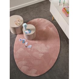 benuta Pop Hochflor Shaggyteppich Yumi Pink 140x200 cm - Hochflor Teppich f&uuml;r Wohnzimmer