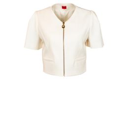 Hugo Jacke 'Ambelle' Damen Gr&ouml;&szlig;e S wollwei&szlig; Sommerjacke