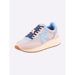 Andrea Conti Damen Sneaker, Rosa, Gr. 40, Sneakers & Schn&uuml;rer, Material: Rindsleder