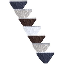 next Slip Damen Gr&ouml;&szlig;e 4XL navy / schoko / wei&szlig;