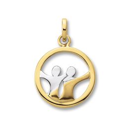 ONE ELEMENT Anh&auml;nger 'Zwilling' Damen Gr&ouml;&szlig;e One Size gold / silber