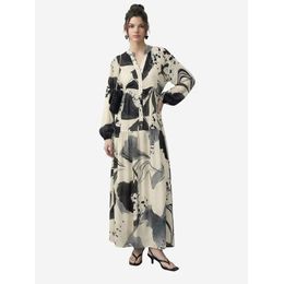Bianco Lucci Kleid 'Midi' Damen Gr&ouml;&szlig;e 40 grau Sommerkleid