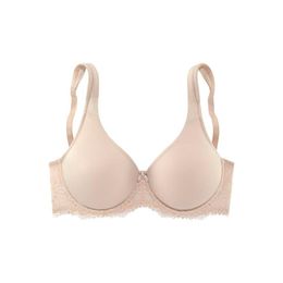 Lascana T-Shirt-BH beige Gr. 80B. Mit B&uuml;gel