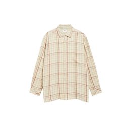 s.Oliver Hemd Herren Gr&ouml;&szlig;e 4XL creme / braun / karminrot