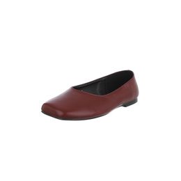Ital-Design Ballerina Damen Gr&ouml;&szlig;e 38 weinrot Sommerschuhe