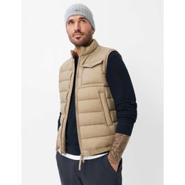 Brax Herren Steppweste Style WILL cappucino, hellbraun, Gr. XL