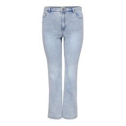Only Carmakoma Flared fit jeans in Light Blue Bleached Denim | Gr.: w54-L30