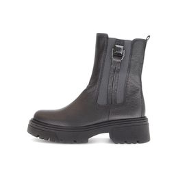 Gabor Leder-Chelsea-Boots in Anthrazit - 60% | Gr&ouml;&szlig;e 37 | Stiefeletten